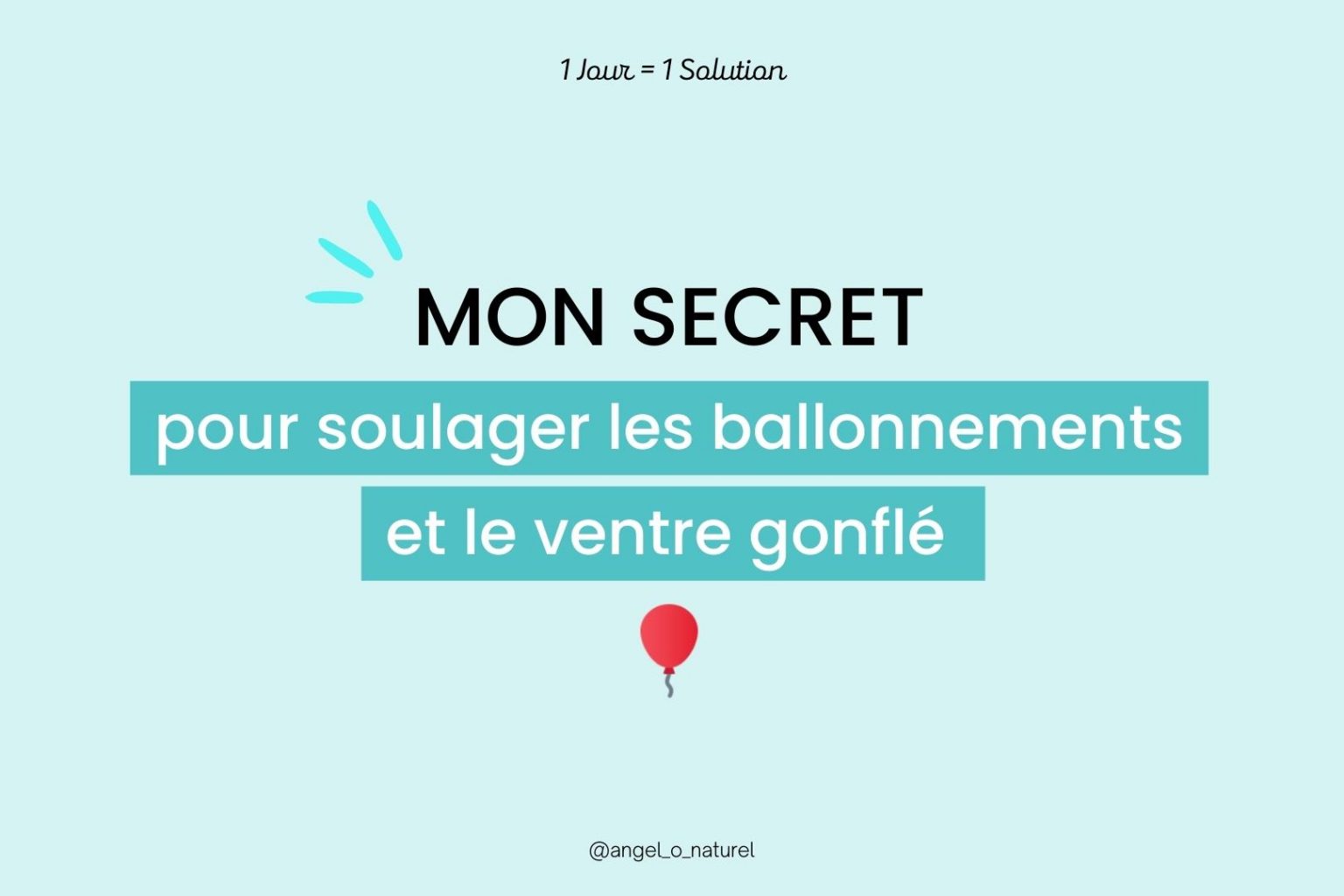 Comment soulager les ballonnements et le ventre gonflé ? | Angel O Naturel